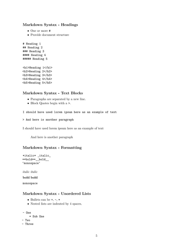Publishing alchemy with markdown and pandoc | PDF