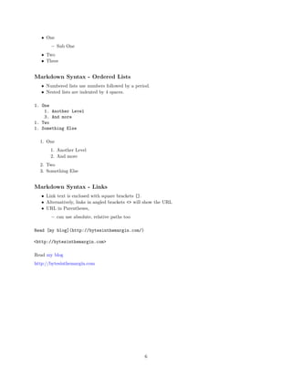 Publishing alchemy with markdown and pandoc | PDF