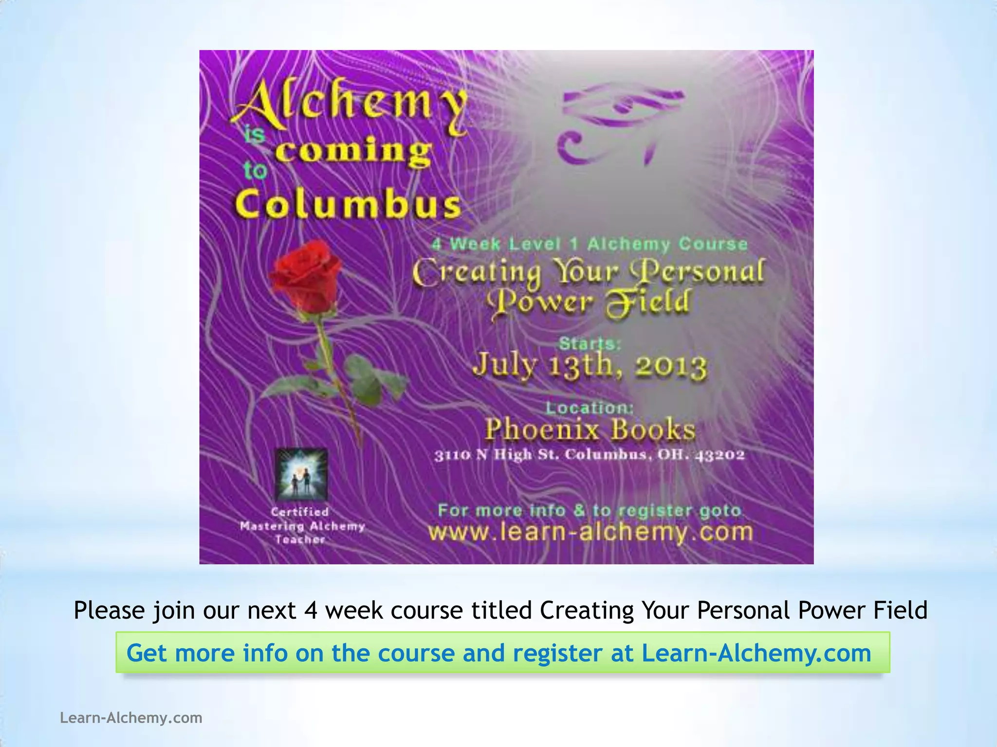 Learn Alchemy | PPT