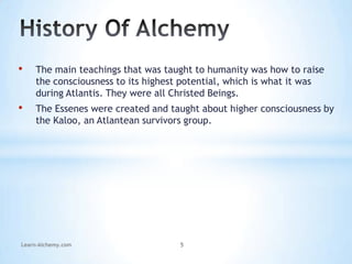 Learn Alchemy | PPT