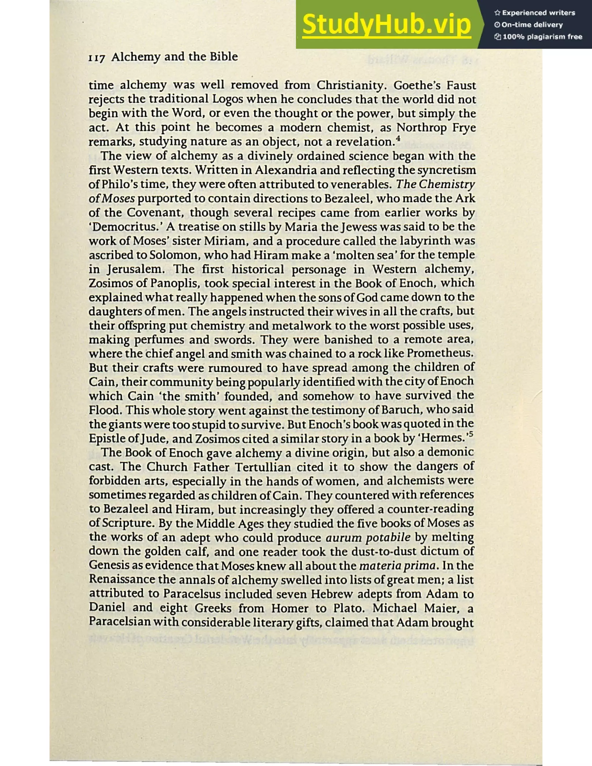 Alchemy And The Bible | PDF | Christianity | Religion & Spirituality