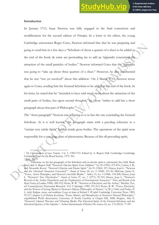 Alchemy And The Electric Spirit In Isaac Newton S General Scholium ...