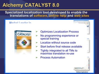 Alchemy Catalyst 8.0 | PPT