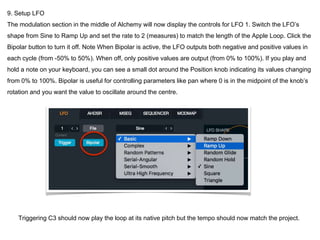 Alchemy for Creative Loop Manipulation | PPT