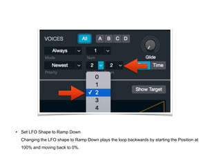 Alchemy for Creative Loop Manipulation | PPT