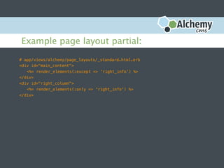Alchemy CMS: First User Group (Berlin) | PDF