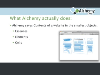 Alchemy CMS: First User Group (Berlin) | PDF