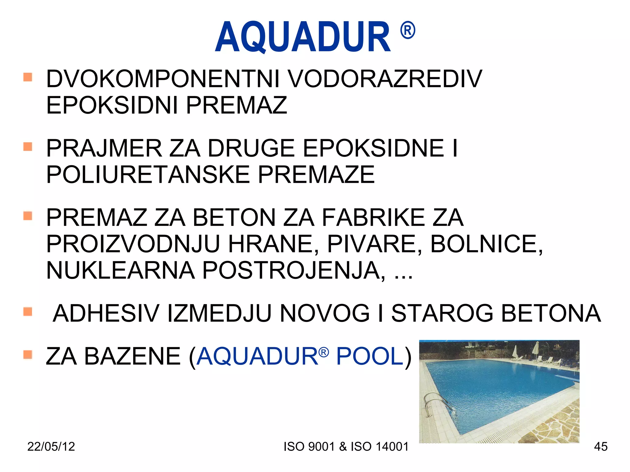 Alchimica hyperdesmo-poliuretanska tečna membrana | PPT