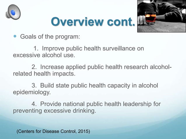 Alcohol and Public Health CDC presentation | PPT