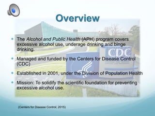 Alcohol and Public Health CDC presentation | PPT
