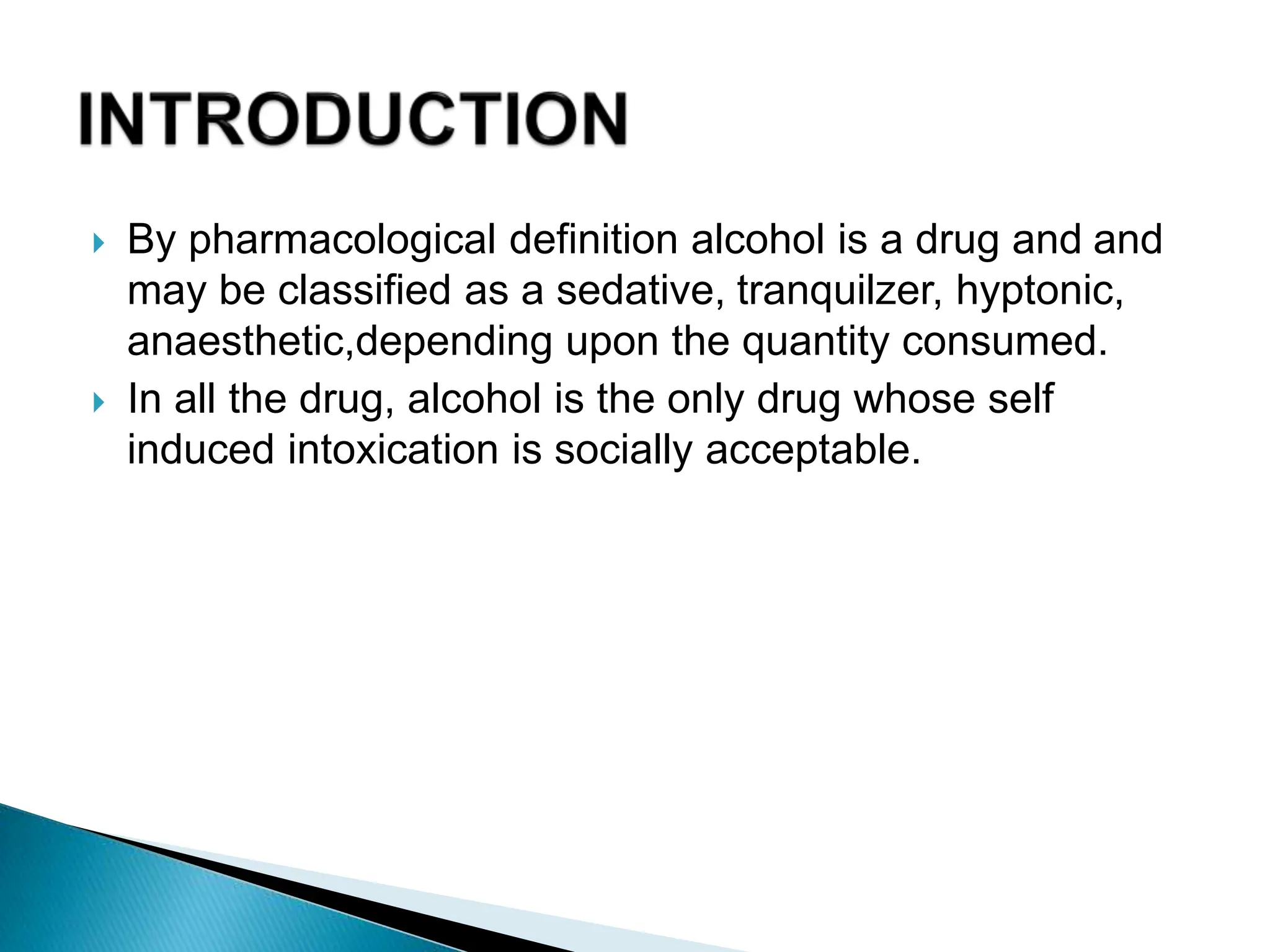 ALCOHOLISM and it's history and classification. pptx | PPTX