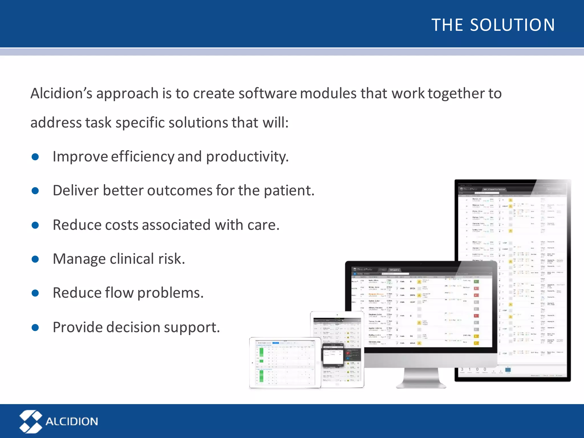 Alcidion Product Overview Webinar | PDF