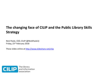 Introducing the new CILIP membership | PPT