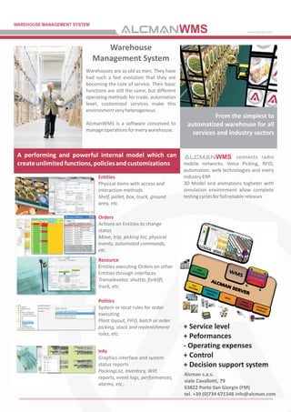 Alcman Company - Supply Chain Solutions | PDF | Computer Software and Applications | Computing