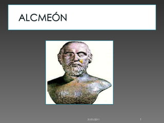 Alcmeón de Crotona | PPT
