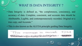 Data Integrity | PPTX