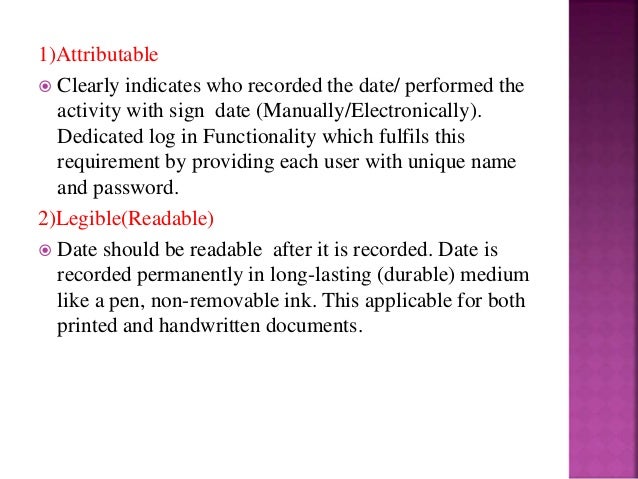 What is the ALCOA+, ALCOA+ principle | PPTX