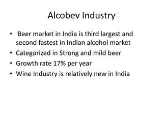 Alcobev Industry-Introduction | PPTX
