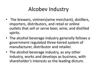 Alcobev Industry-Introduction | PPTX