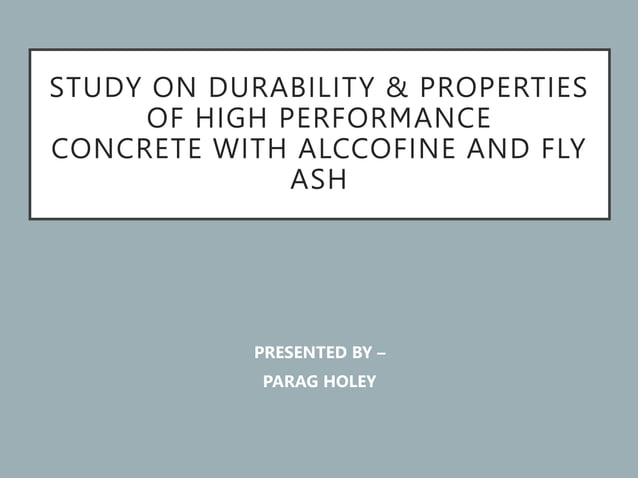 Alcoffine and fly ash PPT PRANAV ASHOK DEOLE.pptx