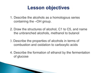 Alcohol ppt slides | PPTX