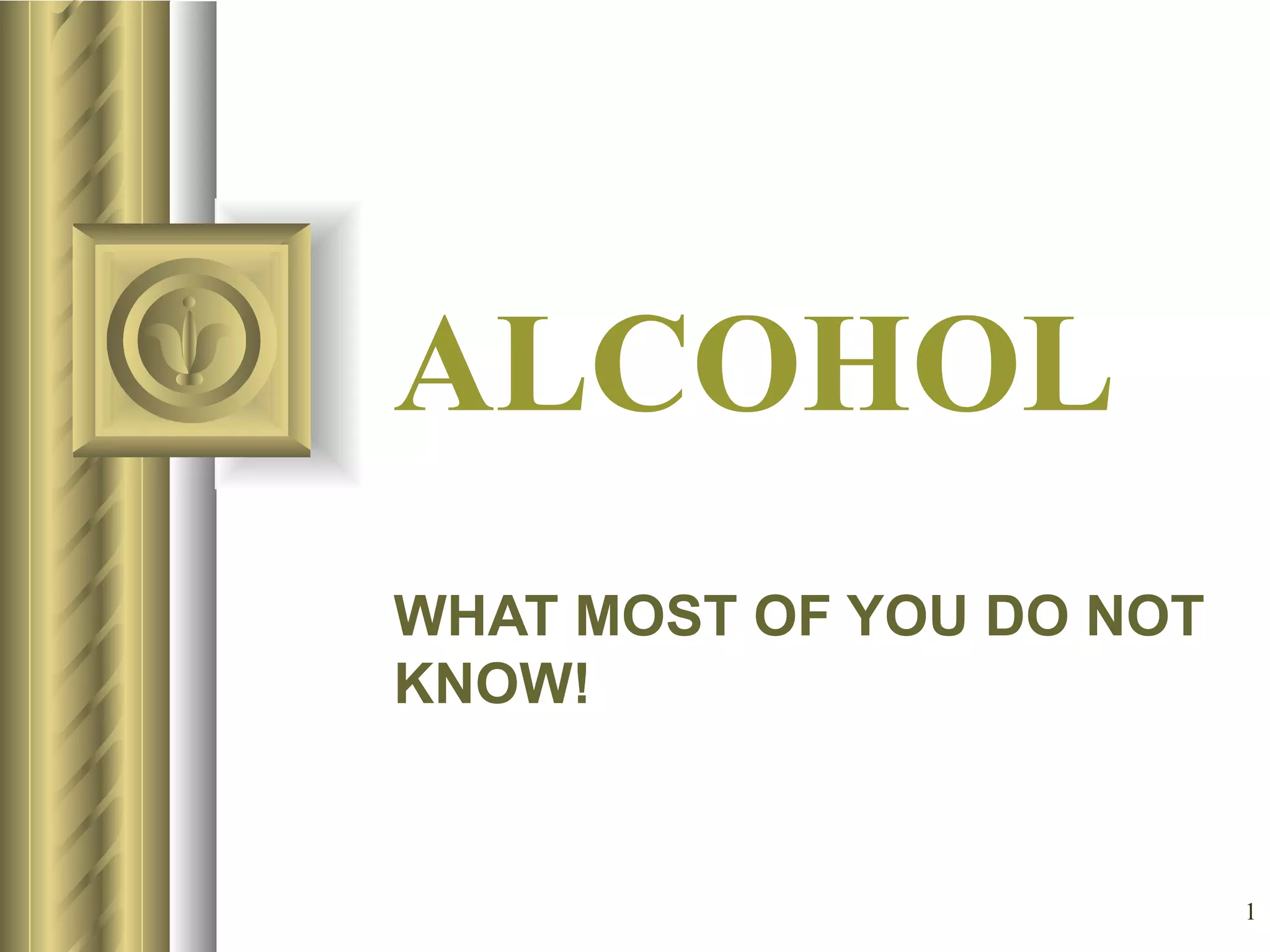 Alcohol | PPT