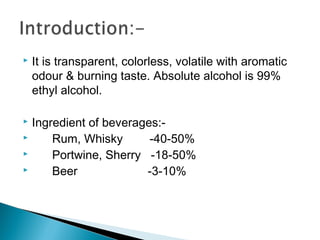 Alcohol | PPT