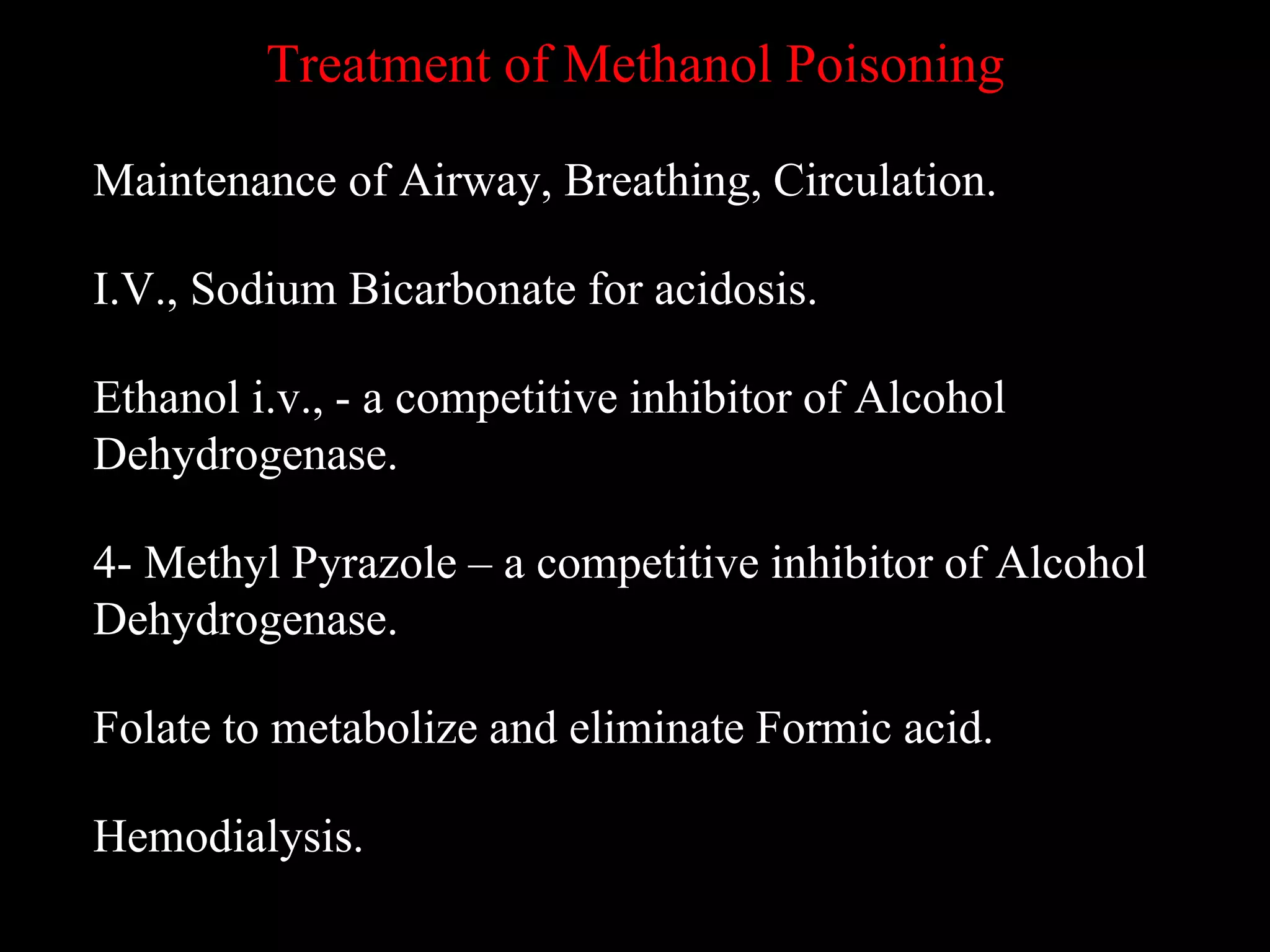 Alcohol, Metabolism & its Toxicity | PPTX