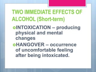Alcohol | PPTX