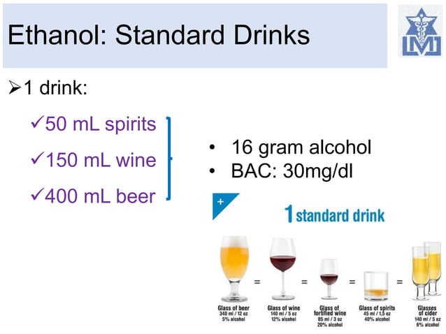 Ethanol: Pharmacology (Alcohol) | PPTX