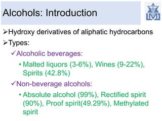 Ethanol: Pharmacology (Alcohol) | PPTX