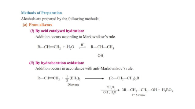 Alcohol class -12 | PPTX