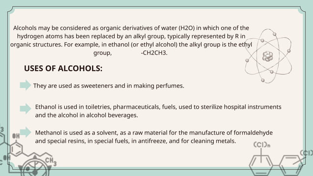 Nomenclature of Alcohols and its reactions | PPTX