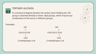 Nomenclature of Alcohols and its reactions | PPTX
