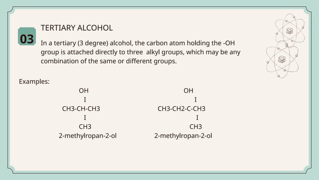 Nomenclature of Alcohols and its reactions | PPTX