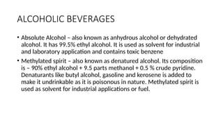 Forensic examination of Alcohol and it's types.pptx