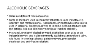 Forensic examination of Alcohol and it's types.pptx