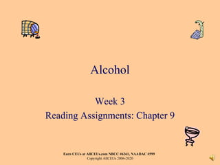 Drugs of Abuse: Alcohol | PPT