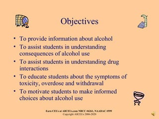 Drugs of Abuse: Alcohol | PPT