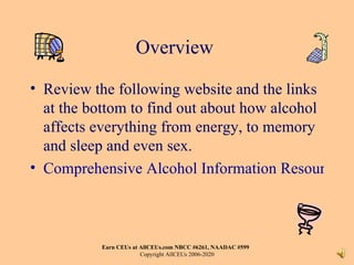 Drugs of Abuse: Alcohol | PPT