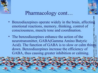 Drugs of Abuse: Benzodiazepines | PPT