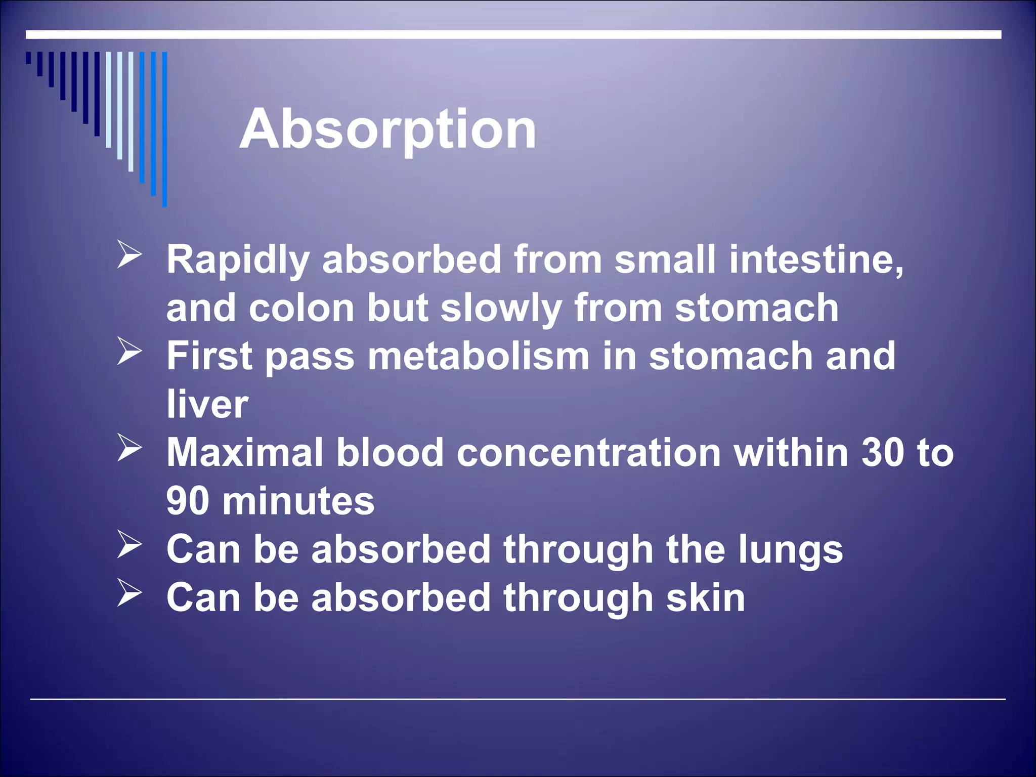 Pharmacology of Alcohol | PPT