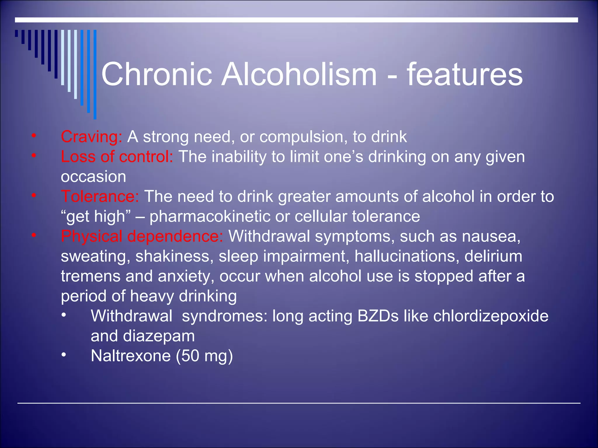 Pharmacology of Alcohol | PPT