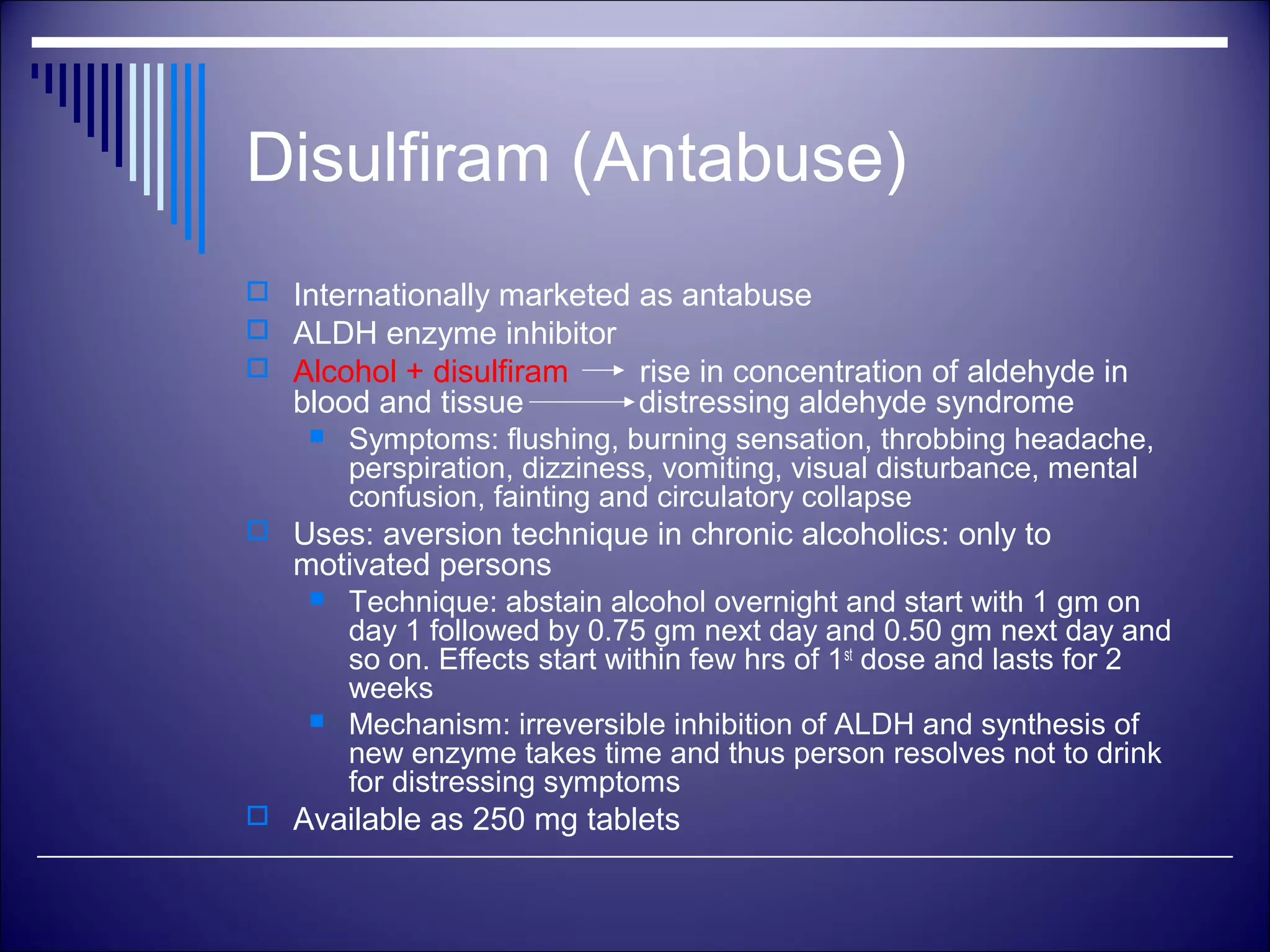Pharmacology of Alcohol | PPT