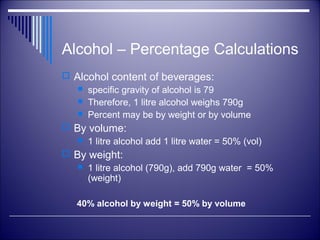Pharmacology of Alcohol | PPT