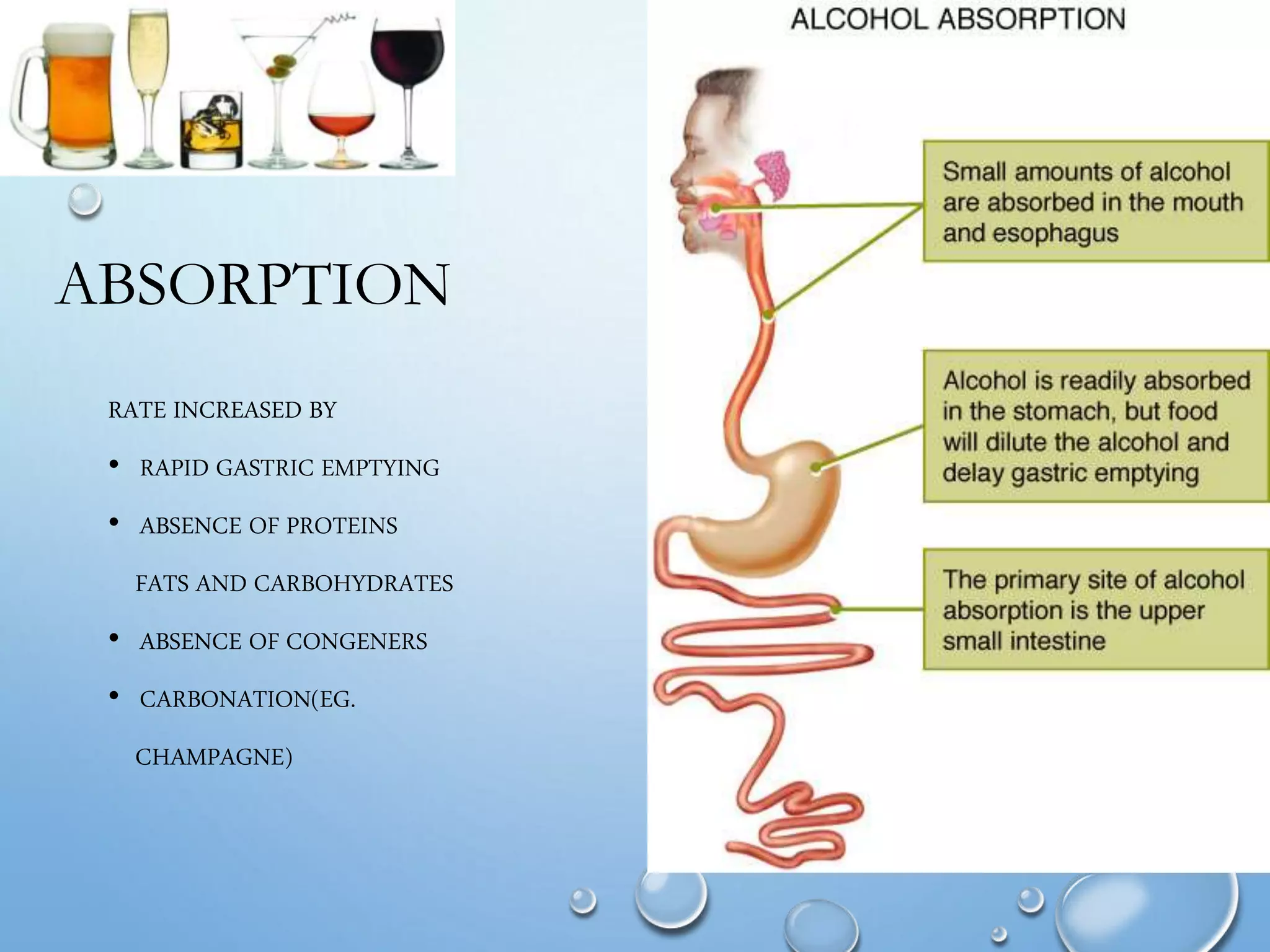 Alcohol and its types, the tests associated with it and the clinical ...
