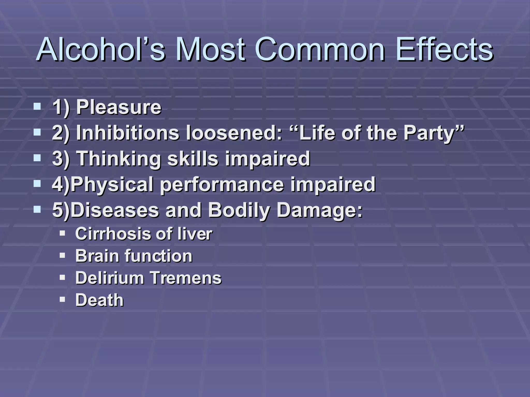Alcohol Presentation | PPT