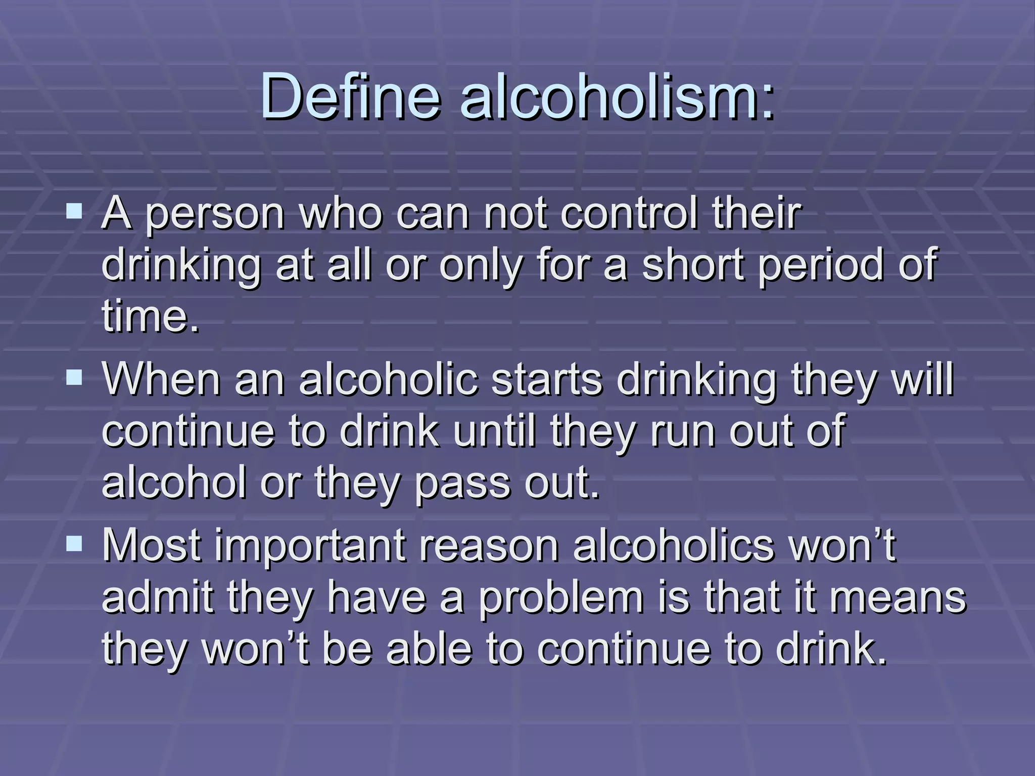 Alcohol Presentation | PPT