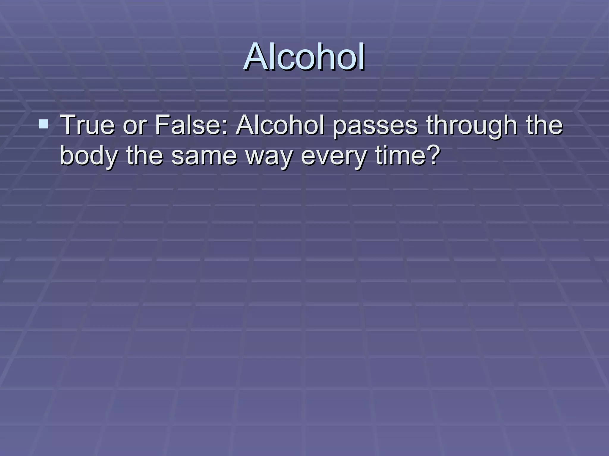 Alcohol Presentation | PPT