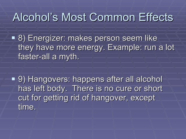 Alcohol Presentation | PPT